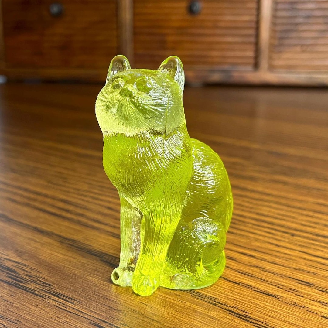 Vintage Vaseline Mosser Cat - Etsy
