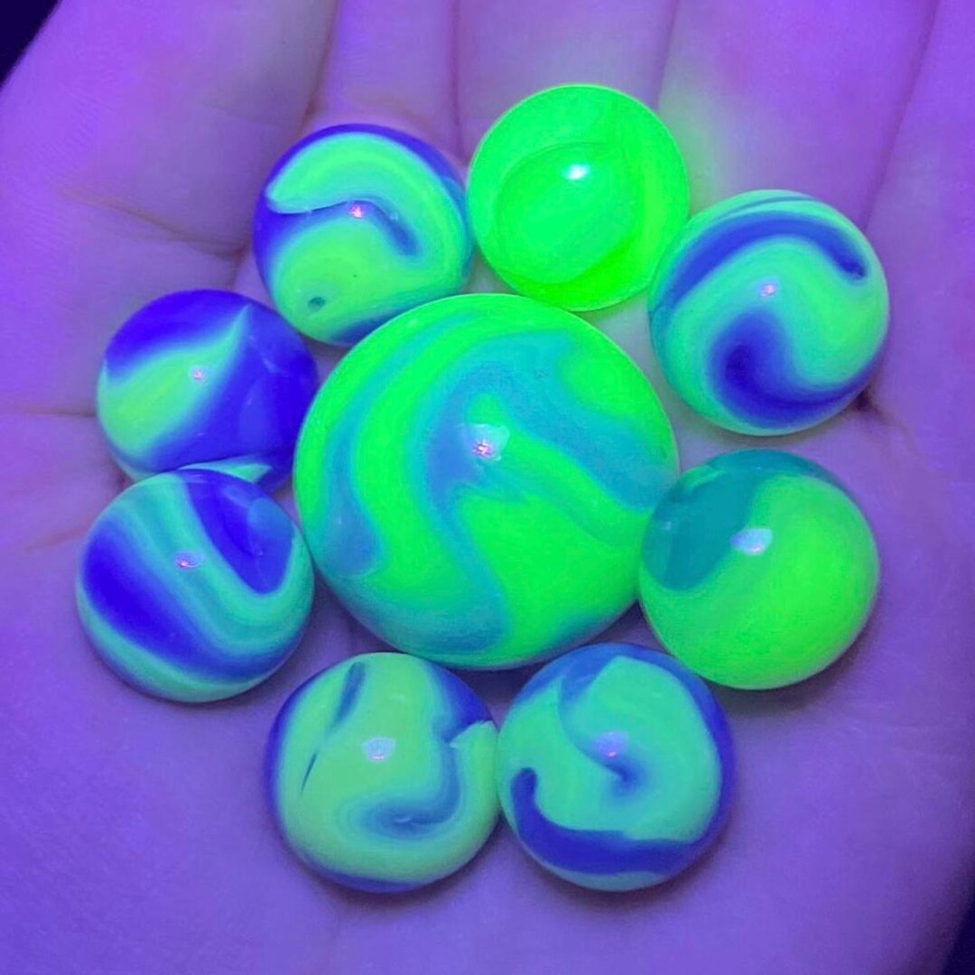 Uranium Marble Set - Etsy