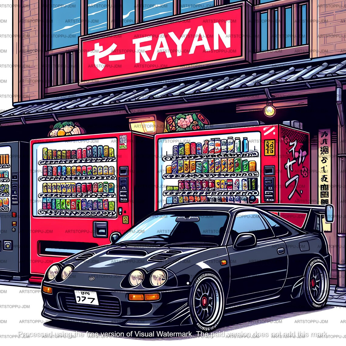 Celica Gt-four ST205 JDM Poster, Prints, Office, Bedroom Décor, College ...