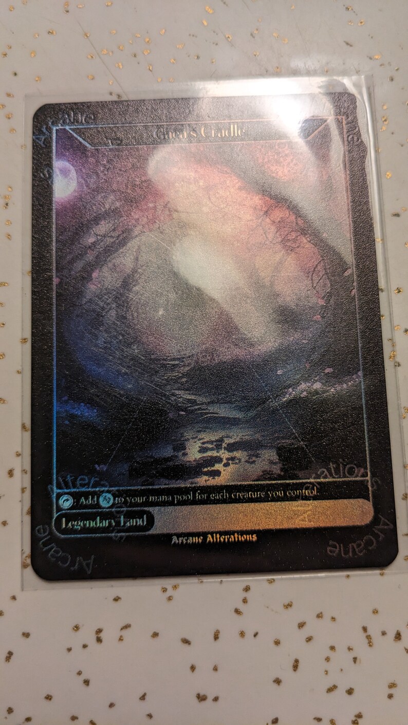 Gaea's Cradle Foil MTG Magic the Gathering Alter Artwork Custom Card - Etsy