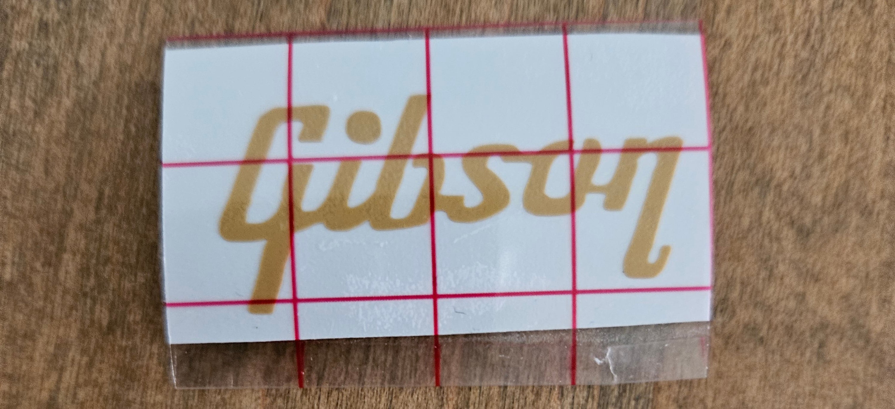 Gibson Headstock Logos Gold Die-cut Vinyl. USA Decal - Etsy