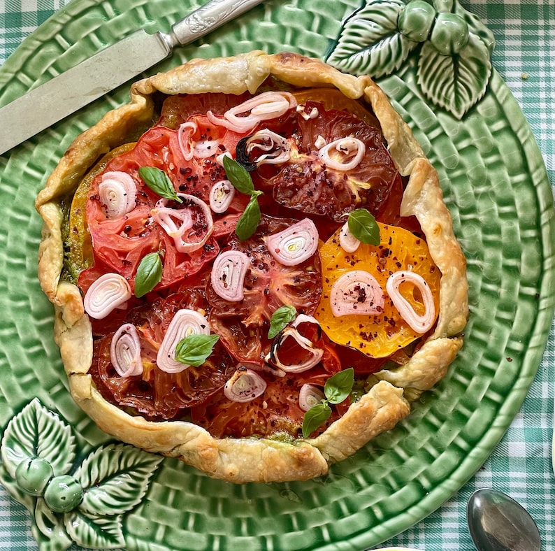 BEST Heirloom Tomato Galette Recipe Download - Etsy