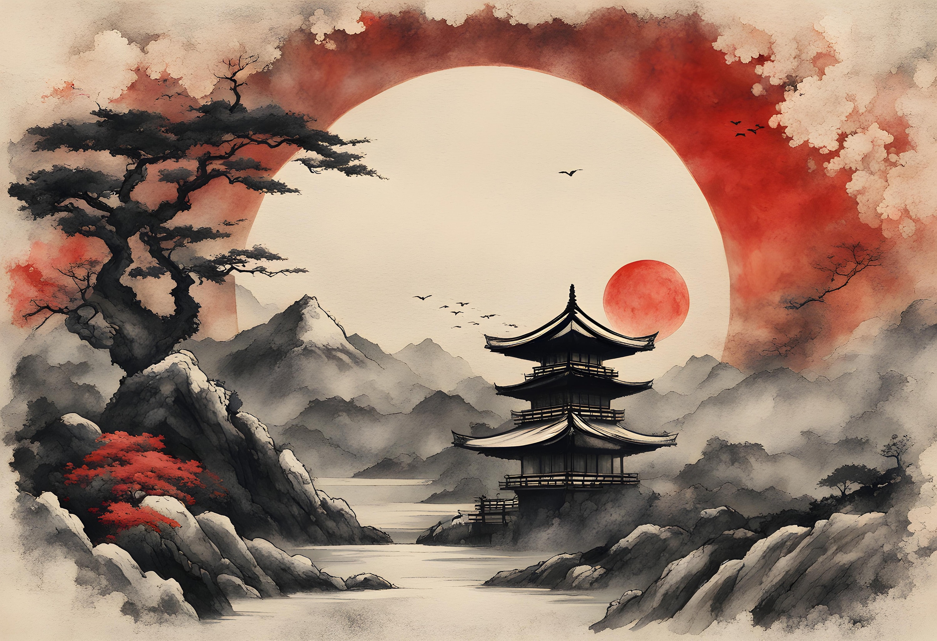 Light of Japan: Sketches of an Ancient World (51 Images) - Etsy