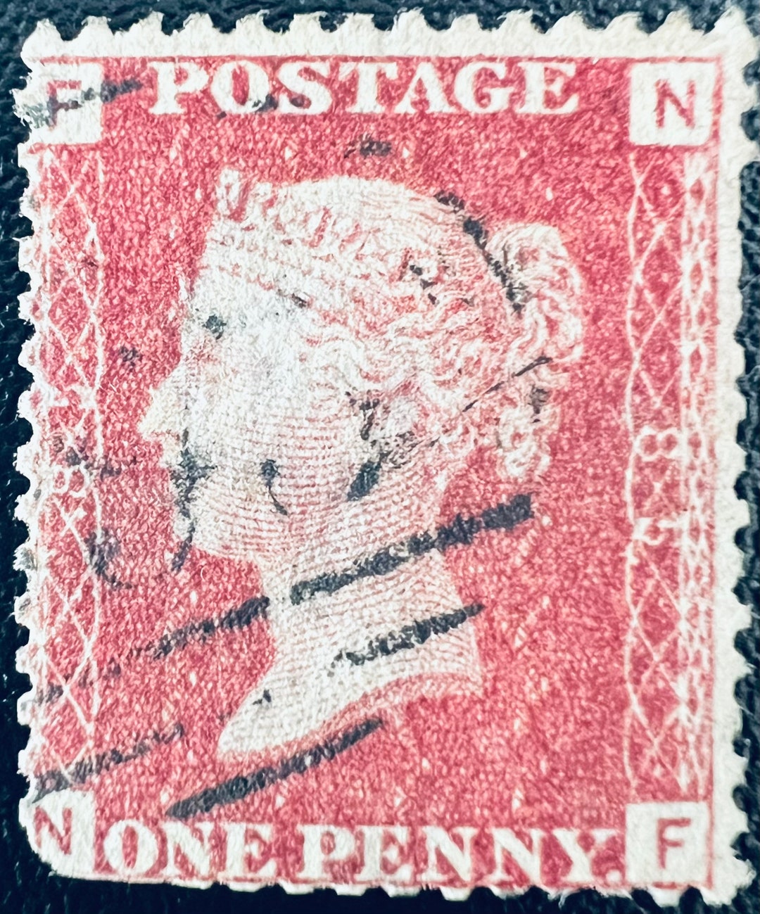 Queen Victoria Penny Red Stamp Used Plate 85 - Etsy