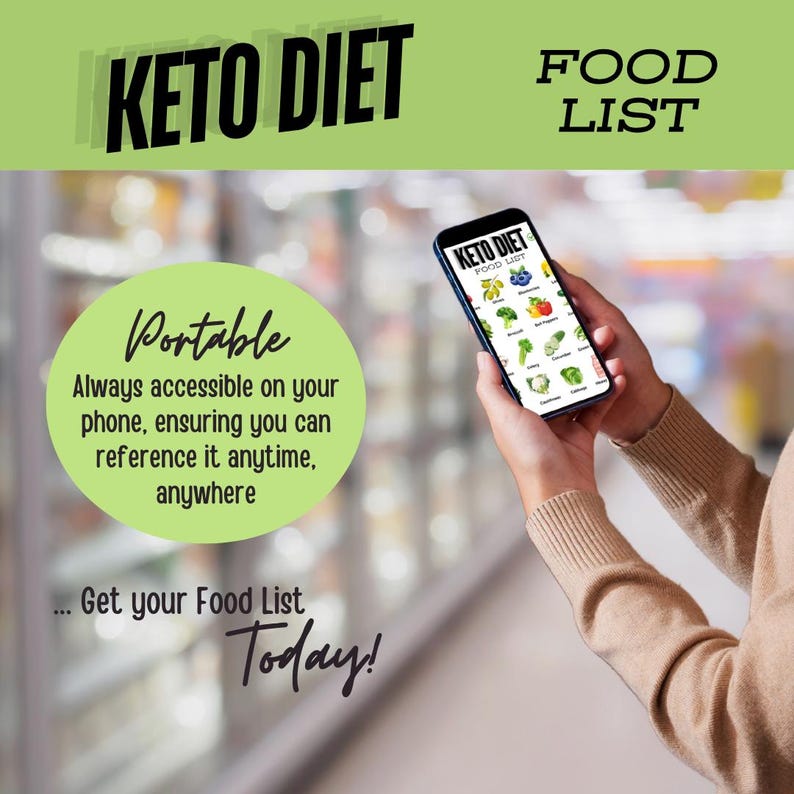 Keto Food List Printable PDF | Easy Low Carb Recipes Symptom Tracker ...