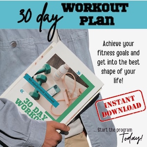 30 Day Workout Plan No Equipment | Home Fitness Guide | Full Body ...
