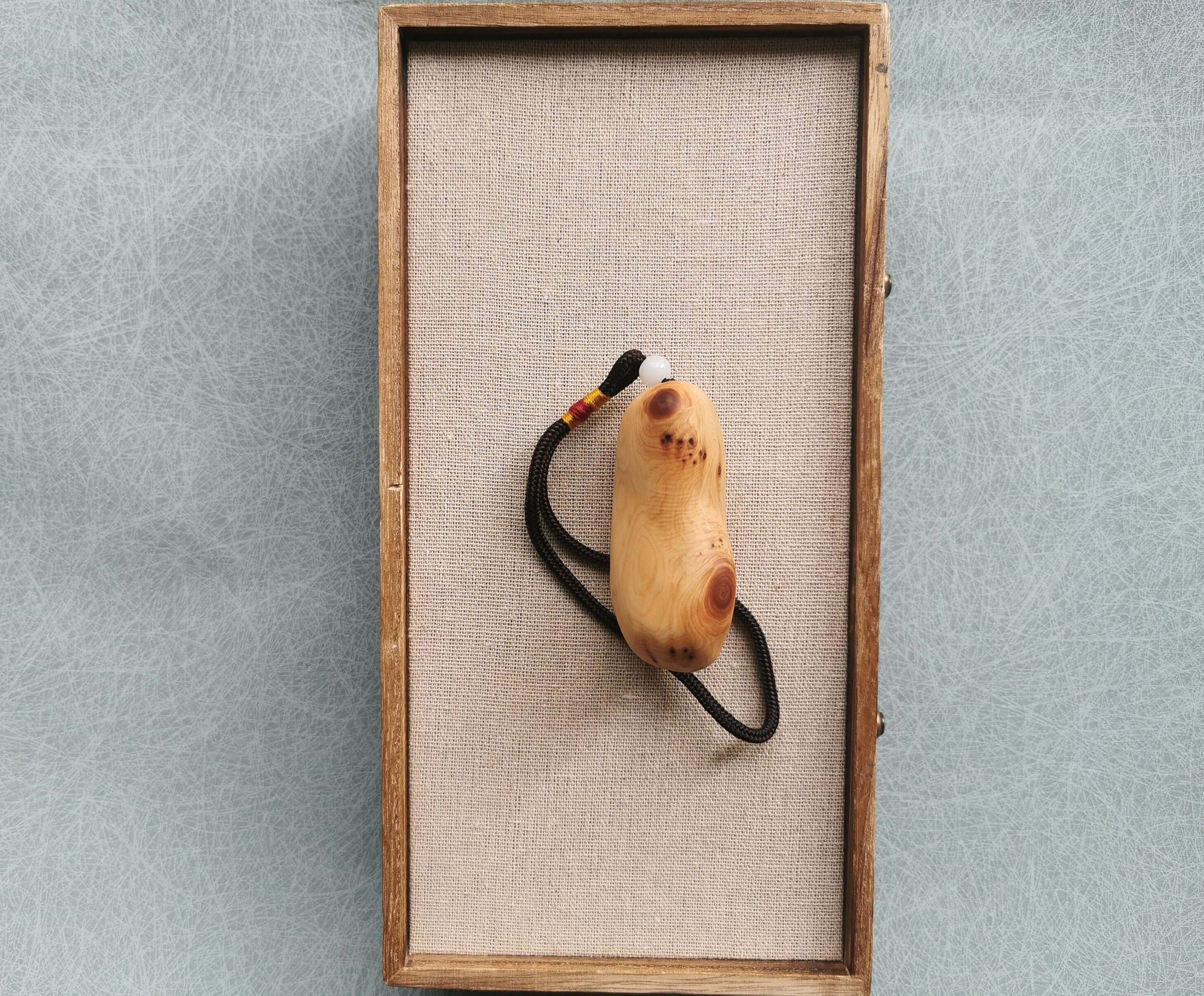 Thuja Wood Worry Stone, Meditation Wood, Hand Wooden Plaything, Hand ...