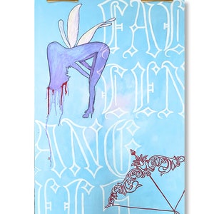 Fallen Angel Wall Print - Etsy