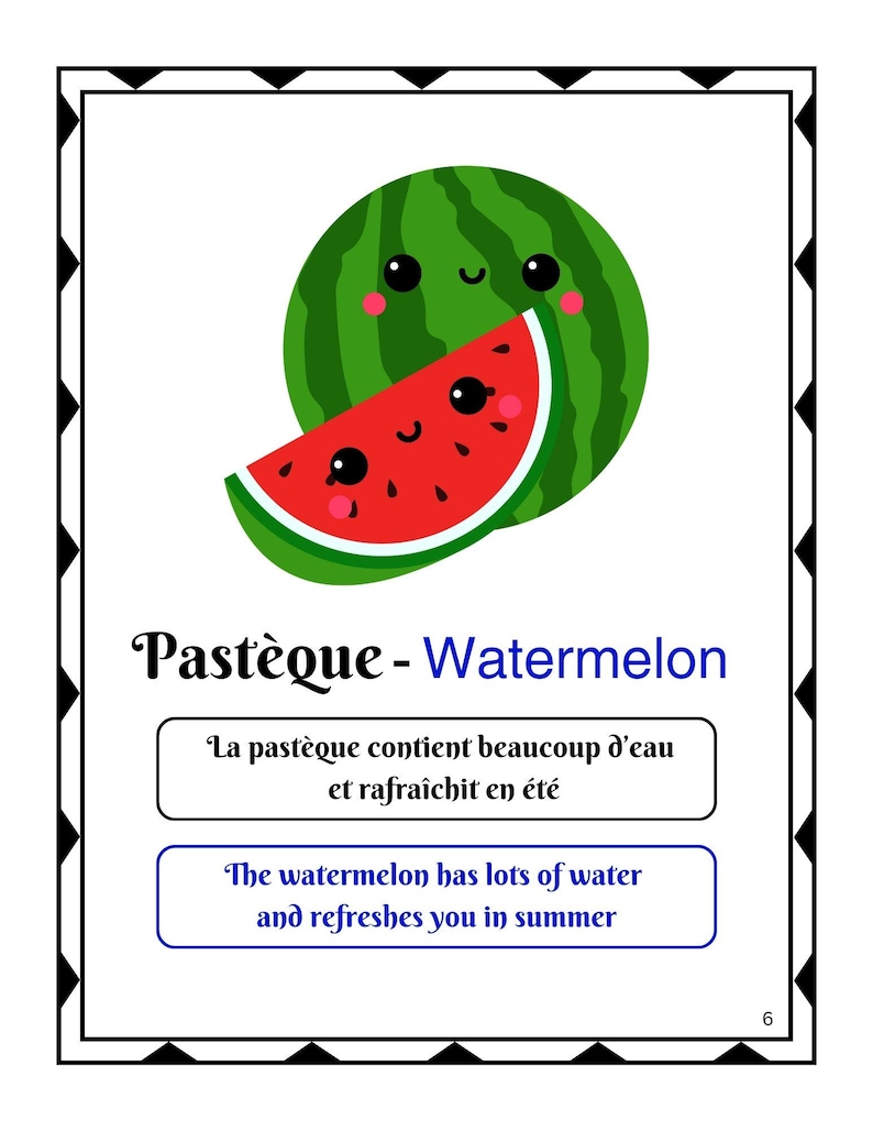 Les Fruits - French Fruits Vocabulary - Flash Cards, Activities, and ...