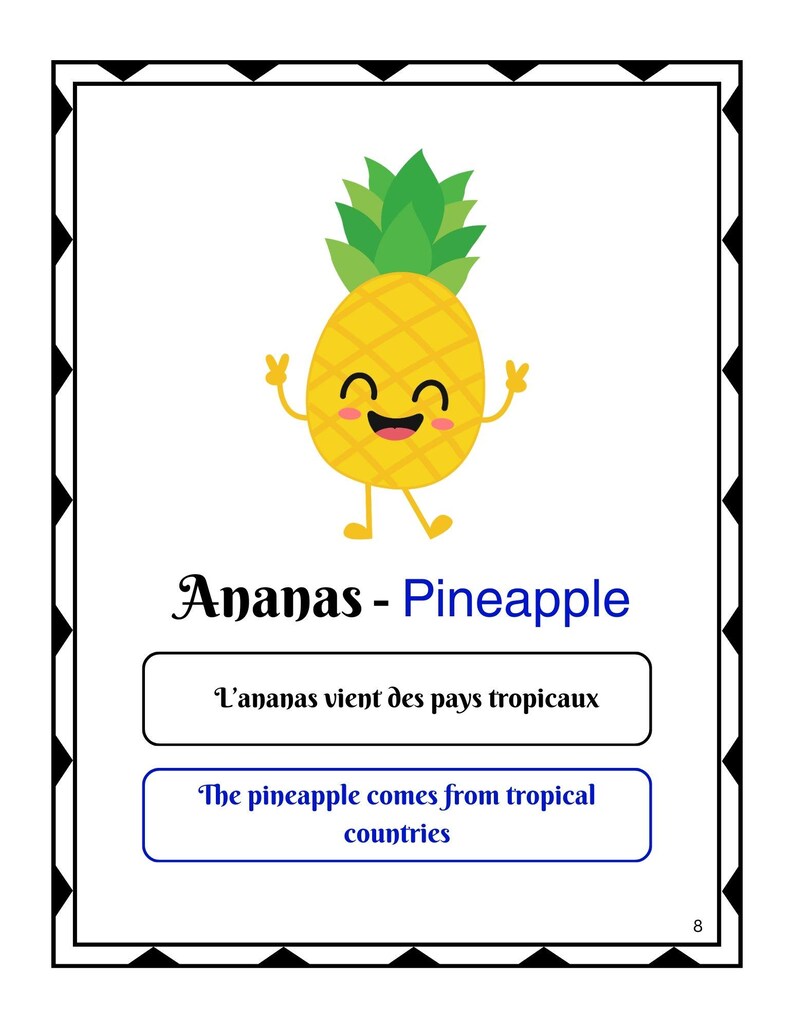 Les Fruits - French Fruits Vocabulary - Flash Cards, Activities, and ...