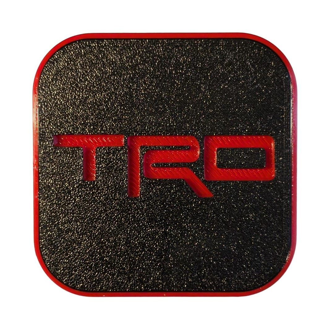 3D Printed Custom TRD Hitch Cover for Trucks & Suvs | Two Securing ...