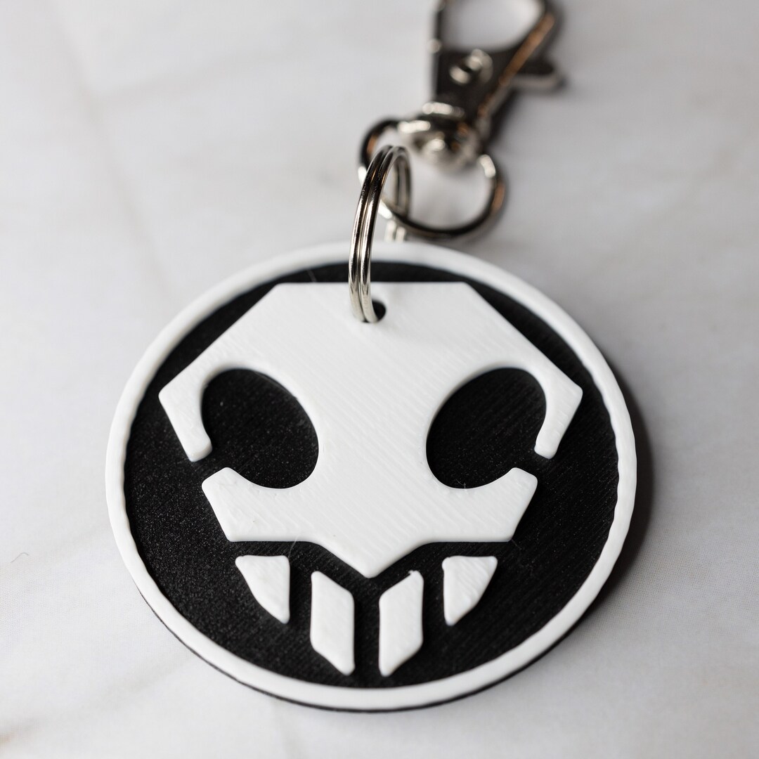 Bleach Hollow Mask Logo Keychain - Etsy