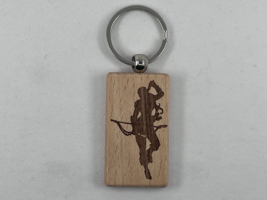 Personalized RPG Class Silhouette A-C Key Chains - Etsy