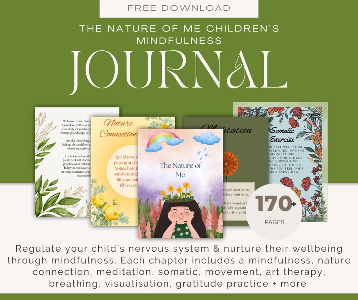 Childrens Mindfulness Journal, Regulation, Positive Affirmations, Mega ...