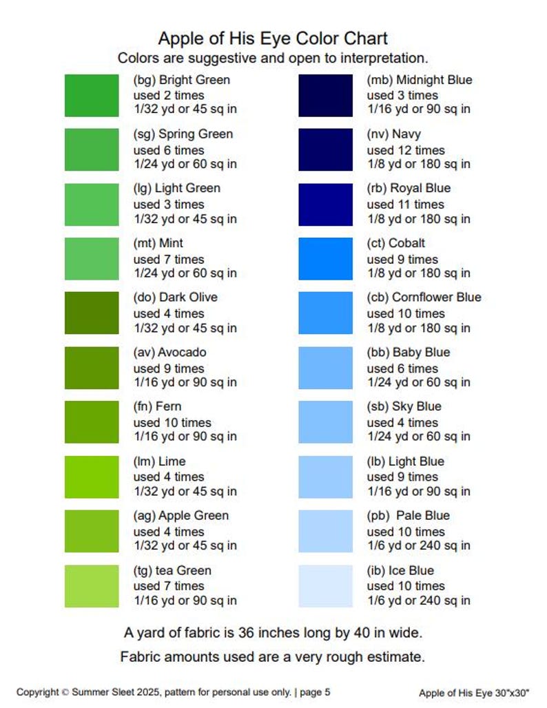 30"x30" FPP Apple of His Eye Quilt Pattern: Foundation Paper Piecing ...