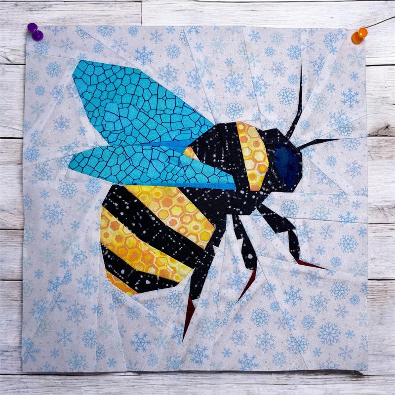 Bumble Bee Quilt Pattern - Etsy