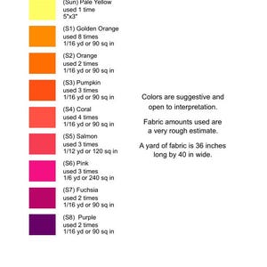 PDF 30" & 20" Square Ocean Sunset FPP Quilt Pattern Wall Hanging ...