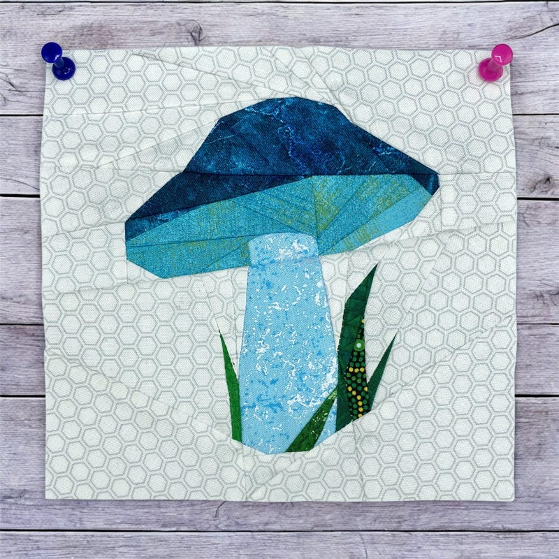 Mushroom Quilt Pattern - Etsy