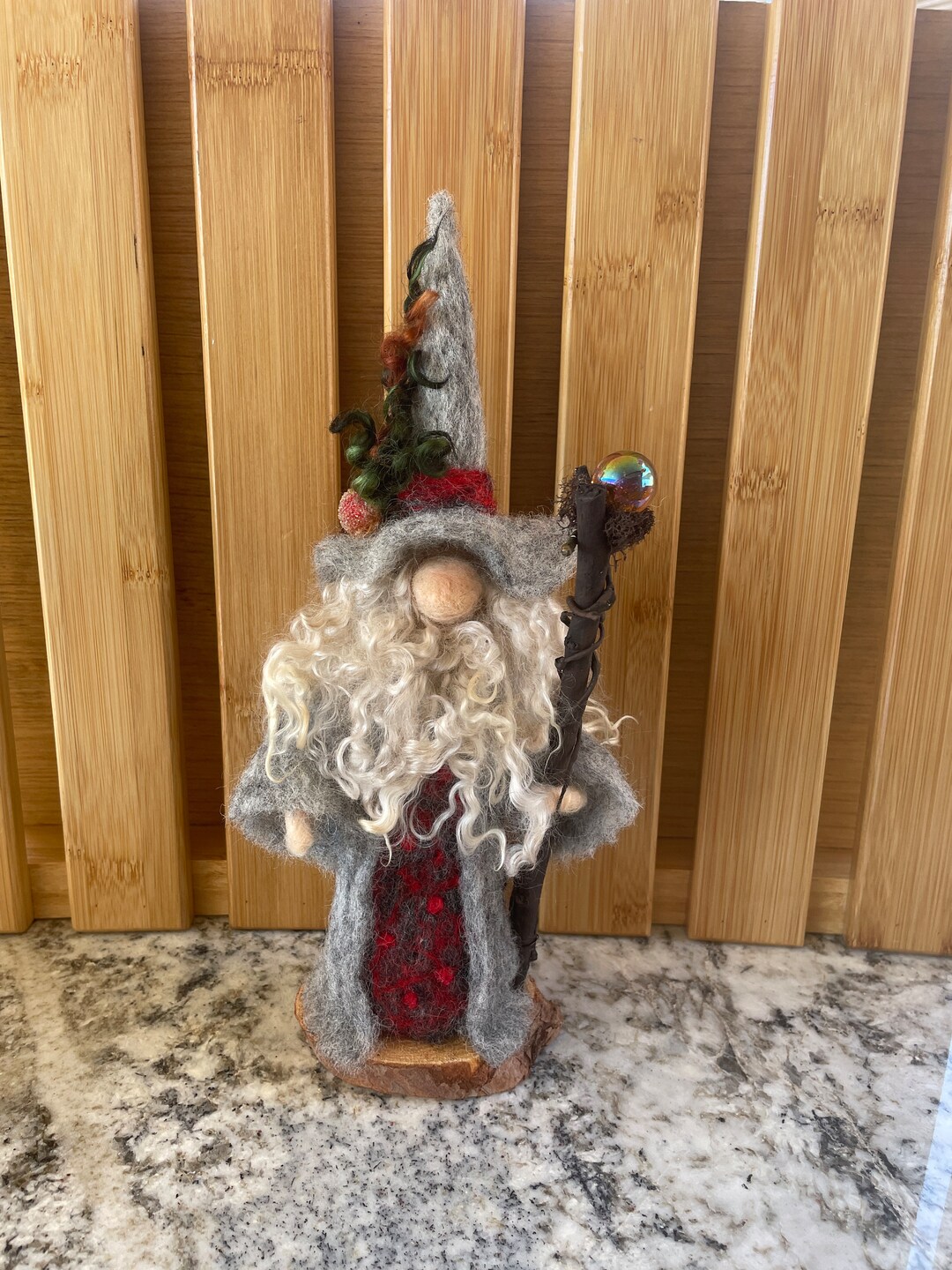 Wizard Needle Felted Wool Wizard Lord of Rings Wizard Forest Wizard ...