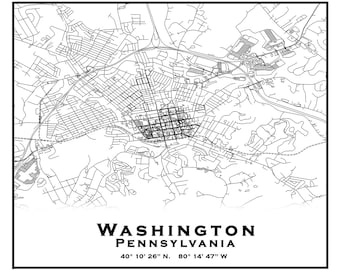 PHILADELPHIA PENNSYLVANIA MAP Glossy Poster Picture Photo Banner Print ...