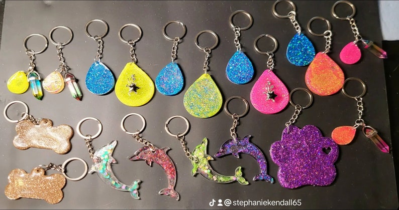 Resin Keychains - Etsy