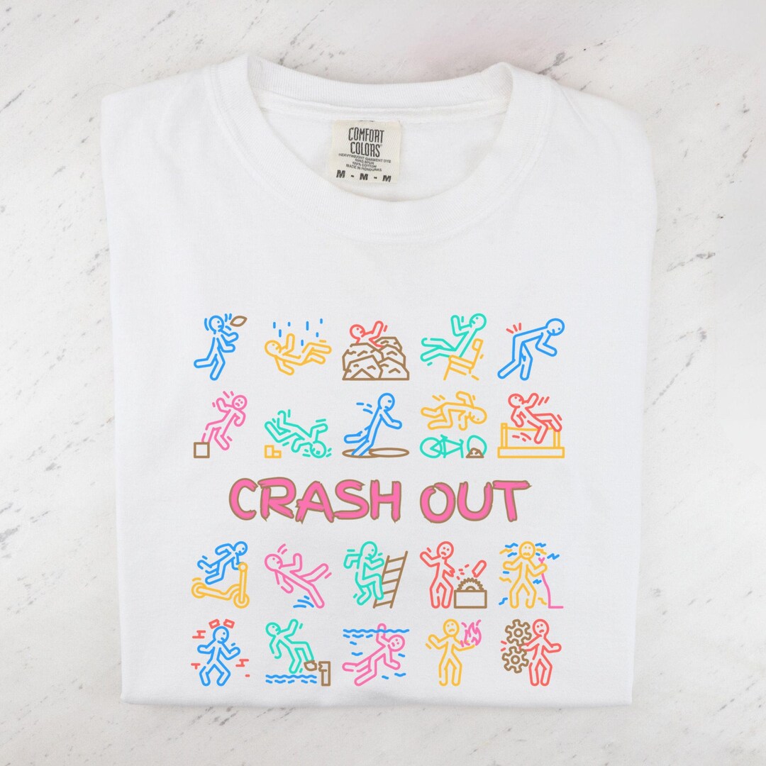 Cool Gen Z Slang Shirt, Crash Out Teen Gift, Trending Social Media Tee ...