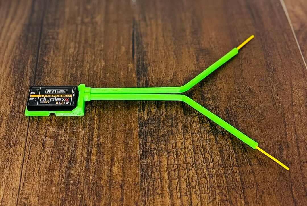 Jeti R3/RSW Receiver Holder With Adjustable Antenna Tubes. - Etsy