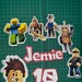 Custom Roblox Cake Topper Set | Double Layered Topper | Roblox ...