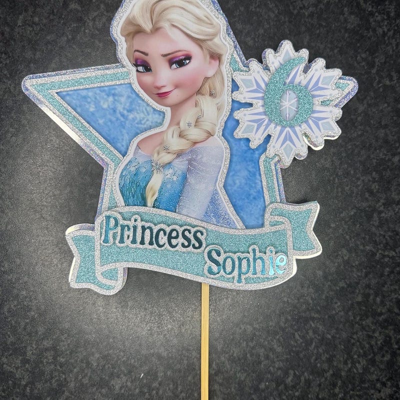 Elsa Cake Topper - Etsy
