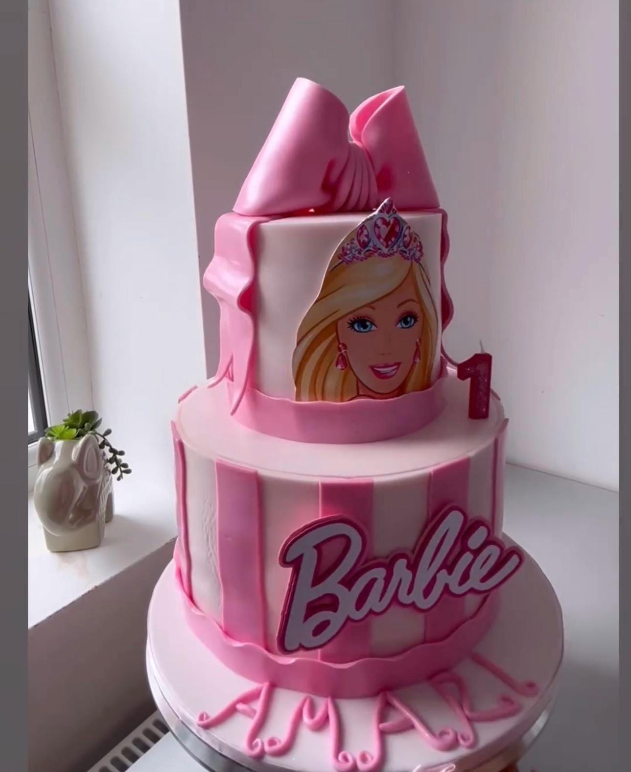 Barbie Cake Topper Set Barbie Head Barbie Logo 3d Topper Perfect for a ...