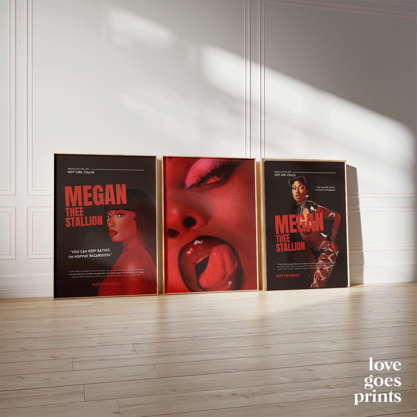 MEGAN THEE STALLION Poster Bundle Set Vintage Movie Style Posters ...