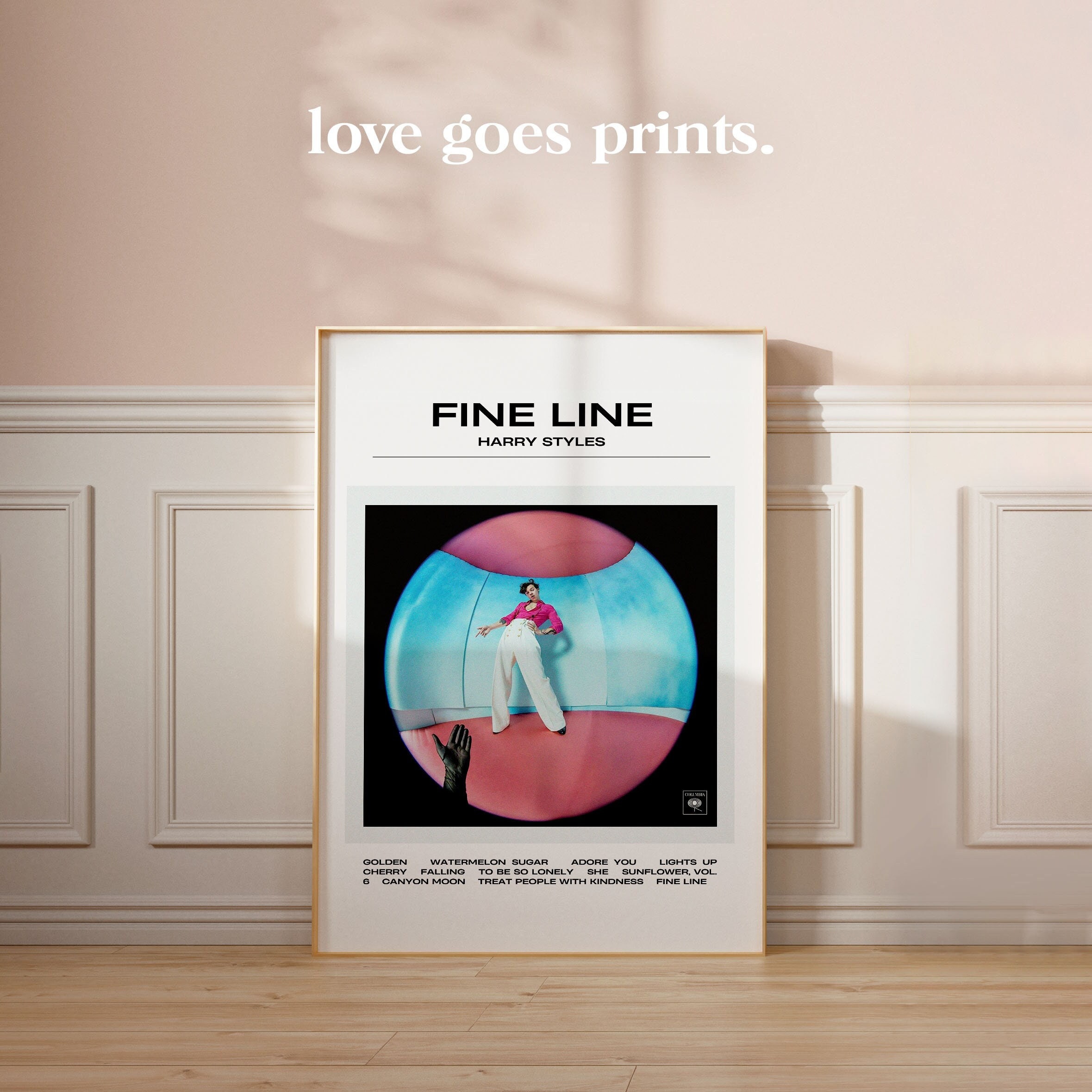 HARRY STYLES Fine Line Album Cover Art Print Printable Poster Wall Art ...