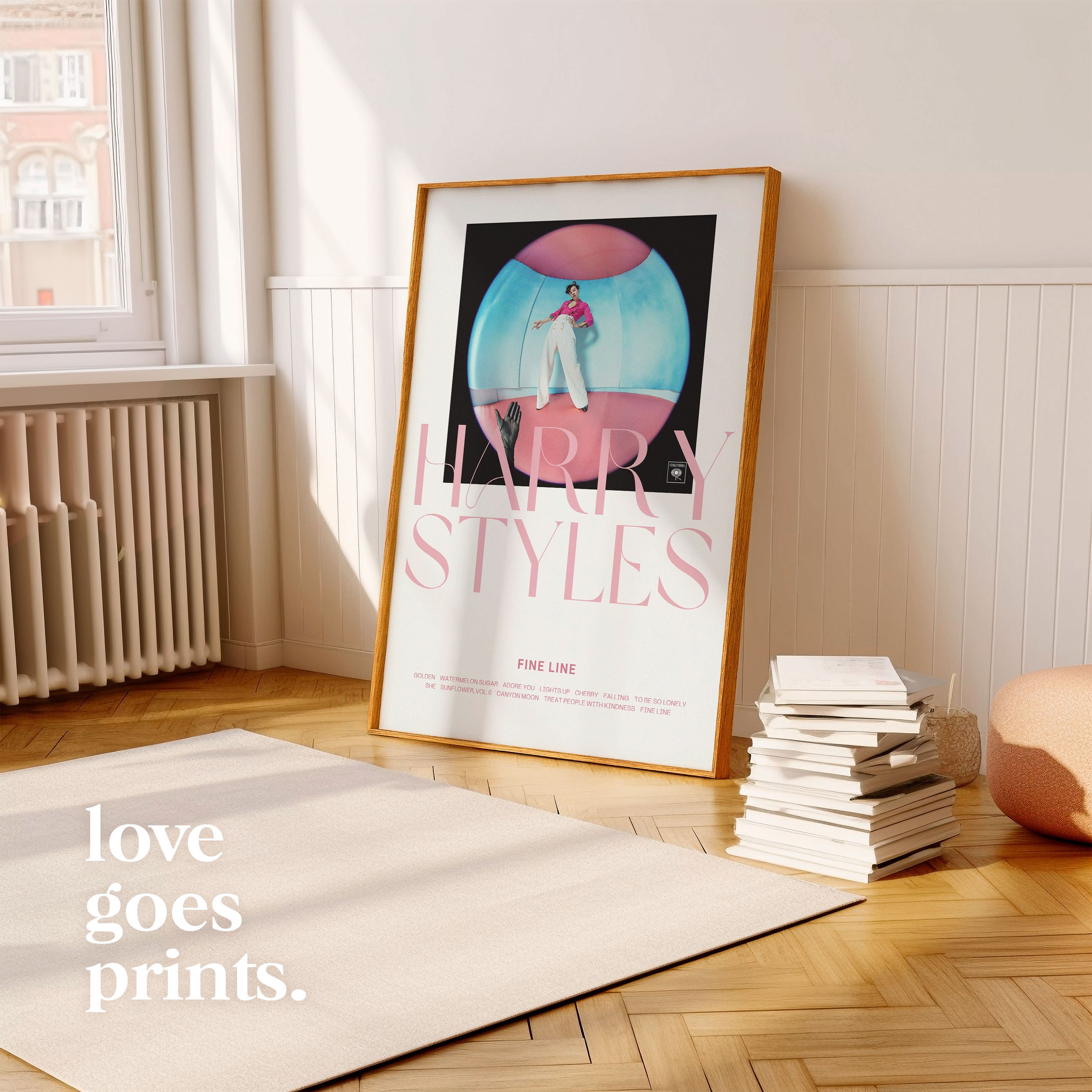 HARRY STYLES Fine Line Album Cover Art Print Printable Poster Wall Art ...