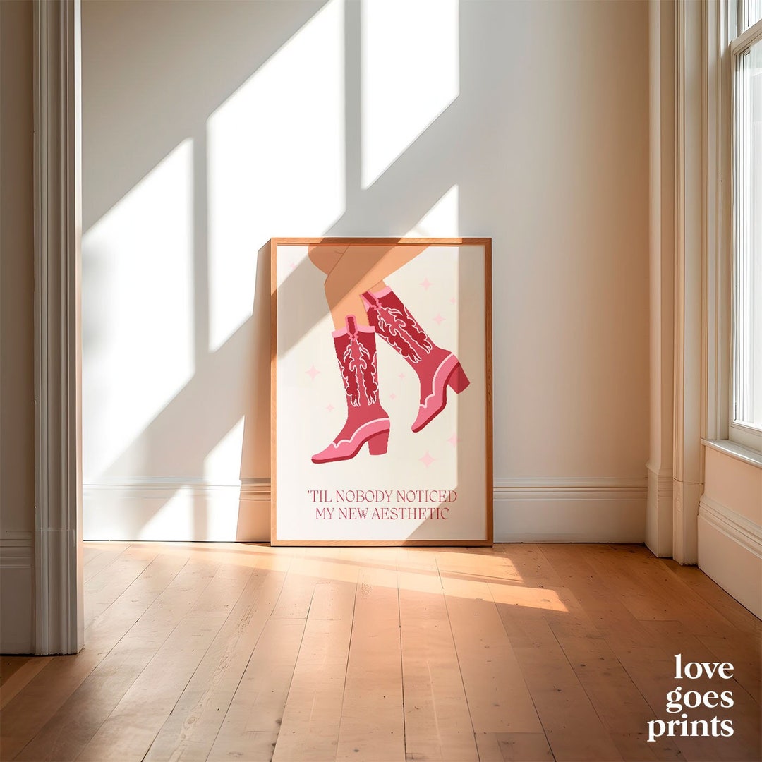 TAYLOR SWIFT Fortnight Lyrics Poster Boots Poster Tortured Poets ...