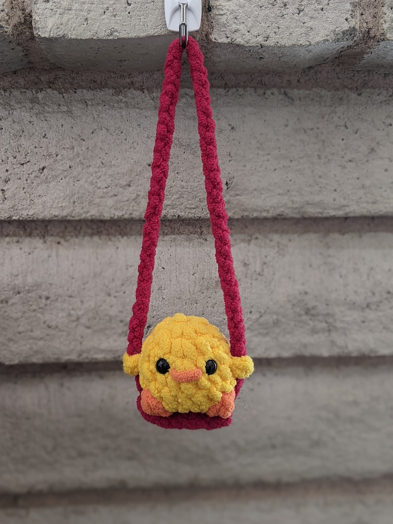 Crochet Animal Friends on a Swing for Your Car | Made to Order - Etsy