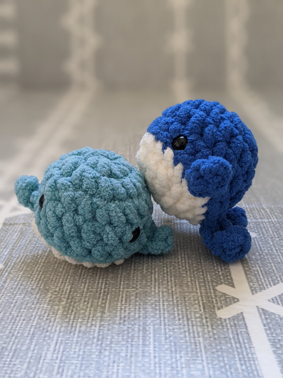 Crochet Whale Family - Mama and Babies | Interactive Toddler Toy ...