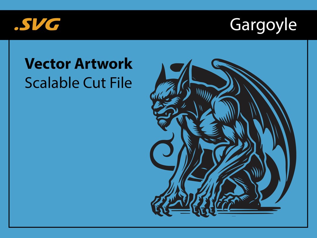 Gargoyle .svg/vector Illustration/cut File - Etsy