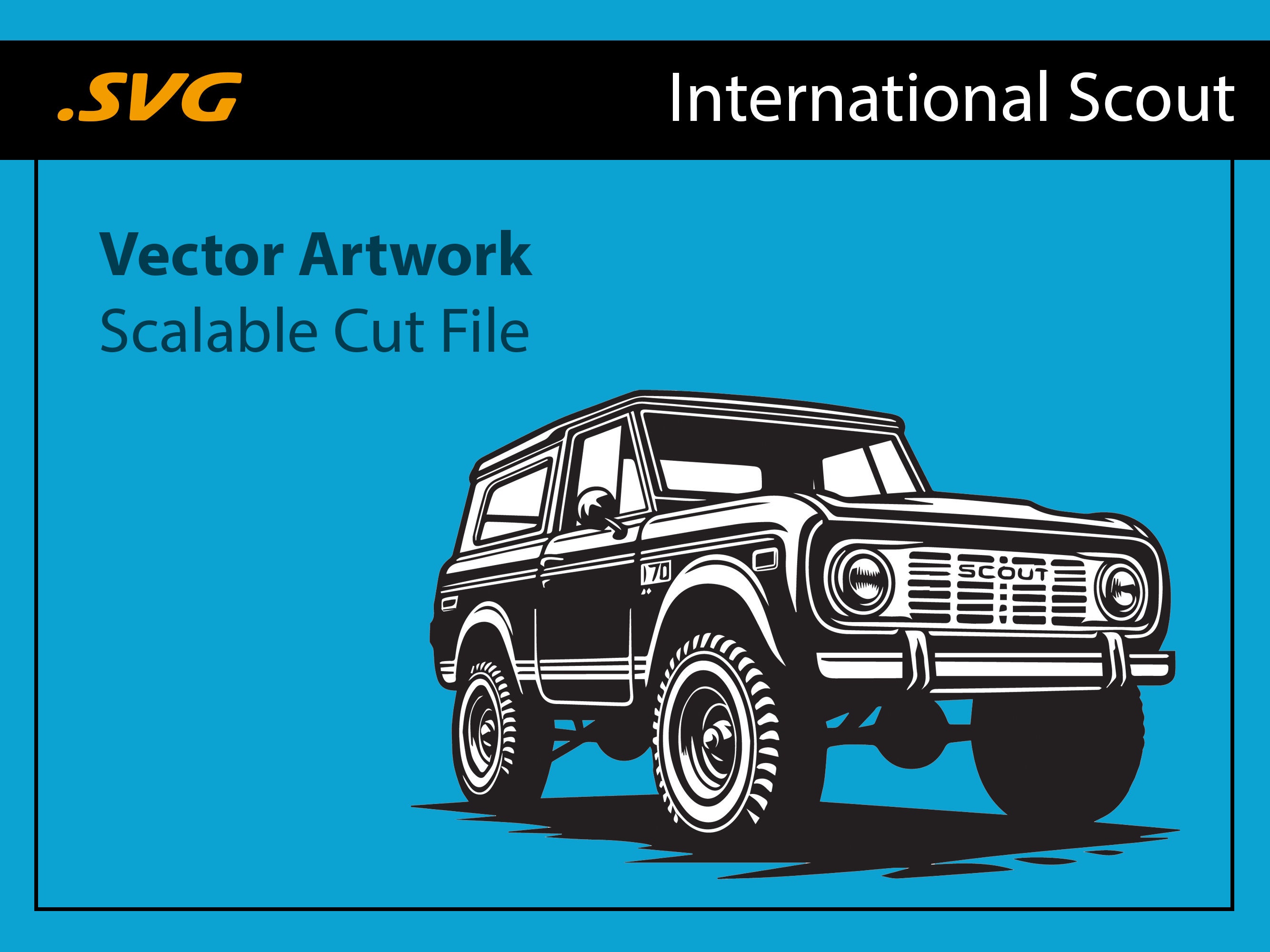 International Scout Vector Graphic Cut File - Etsy