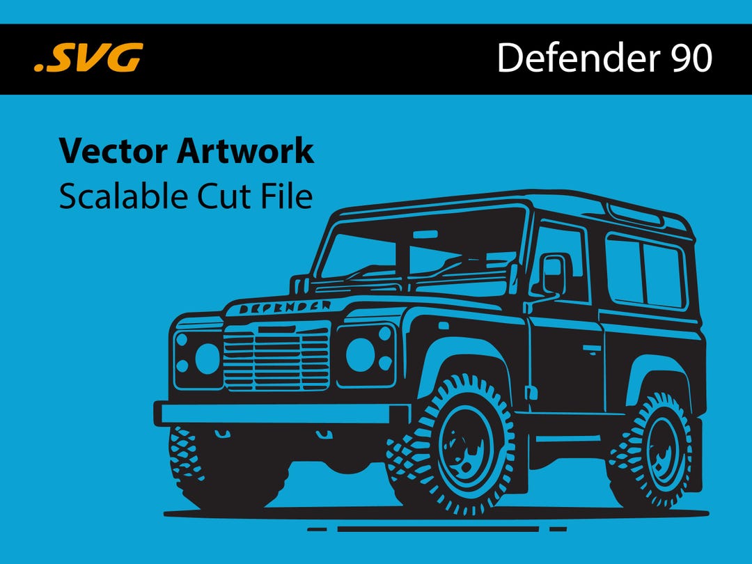 Defender 90 Vector Svg Cut File - Etsy