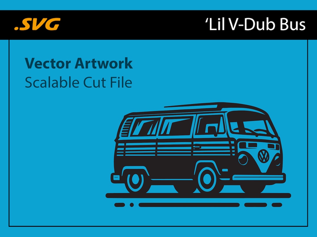 VW Bus Vector / Cut File - Etsy