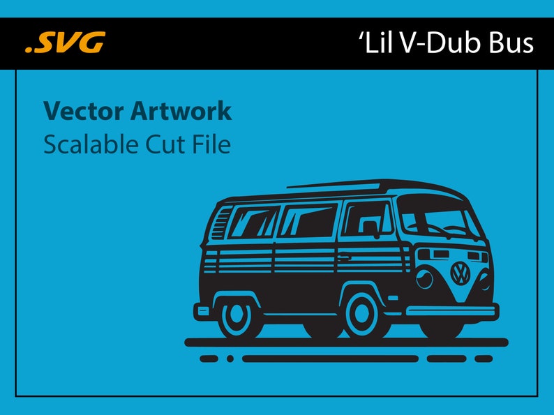 VW Bus Vector / Cut File - Etsy