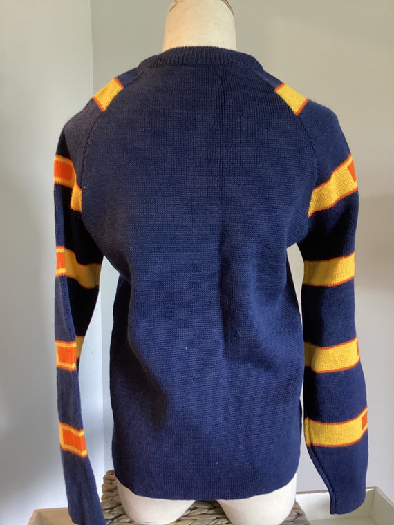 Vintage Jonathan Richards 100% virgin wool navy blue … - Gem