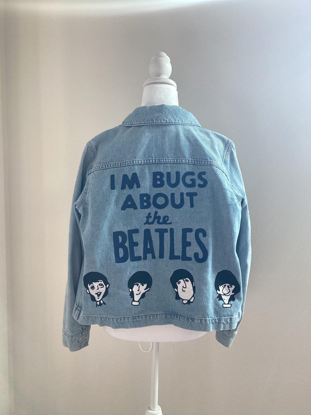 Custom Chainstitch Beatles Denim Jacket - Etsy