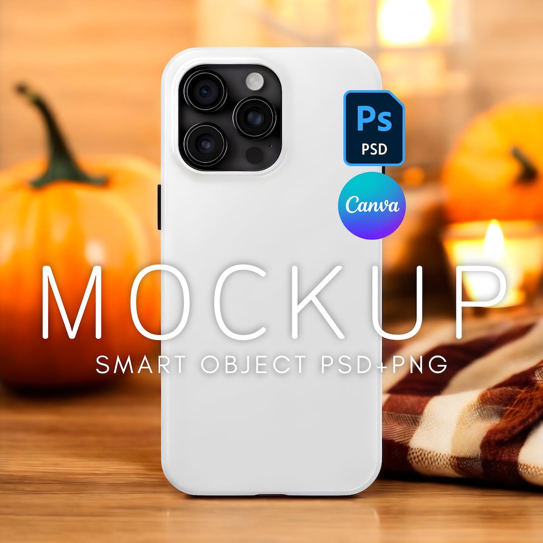 IPhone 15 Pro Max Mockup Printify Tough Case, PSD Smart Object Layer ...