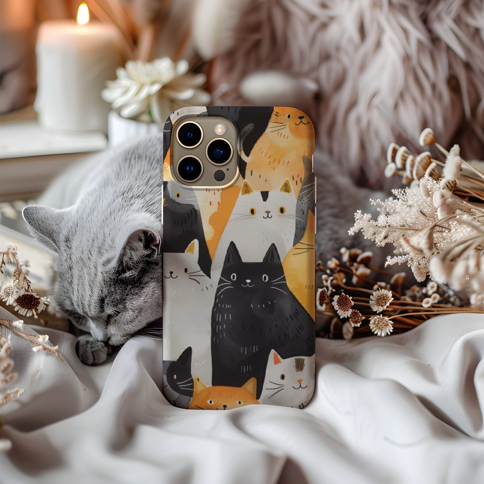 IPhone 15 Pro Max Case Mockup, iPhone Case Template, PSD Mockup, Canva ...