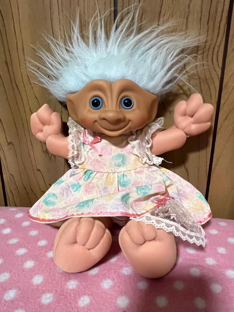 Vintage 1990’s Russ Troll Kidz Ace Treasure Trolls Soft Body Doll Plush ...