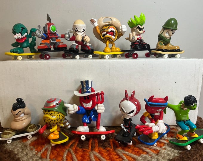 Vintage 2001 Y2K Tech Deck Dudes Skateboard Figures Devil Man World ...