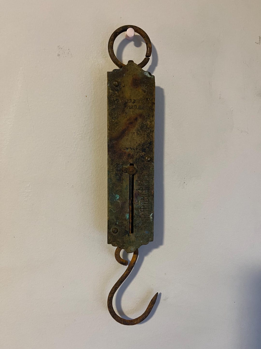 Thomas Morton Antique 1800s Brass Iron Scale Early American Primitive ...