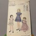 Vogue Children’s Dress Sewing Pattern #2574 Vintage 1949 Size 4 Pretty ...