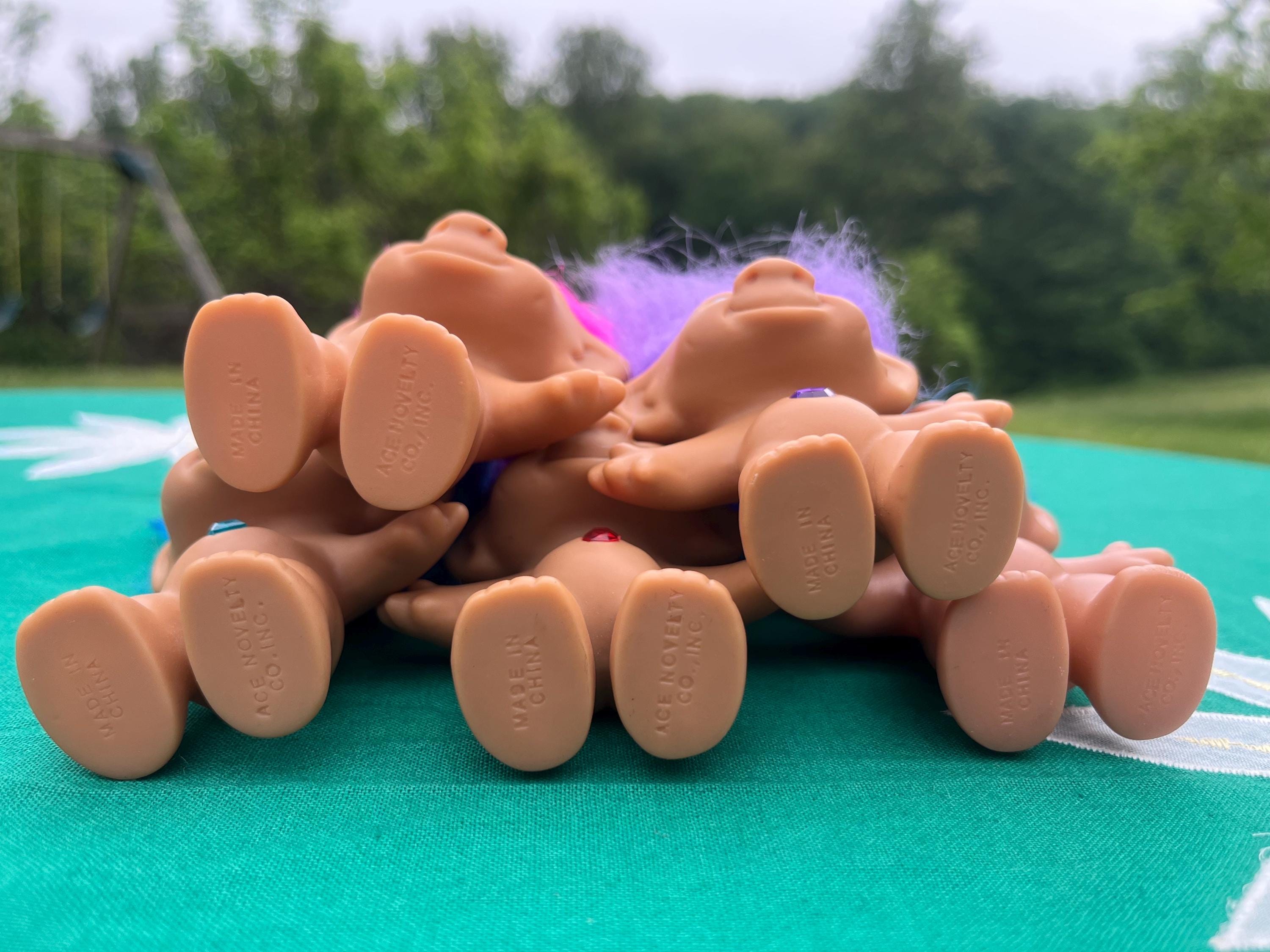 Vintage Authentic Original 1990’s Ace Novelty Co Treasure Trolls Gem ...